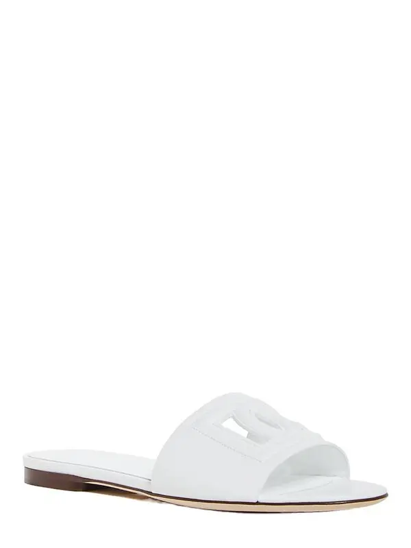 Dolce & Gabbana Slide Sandals - White