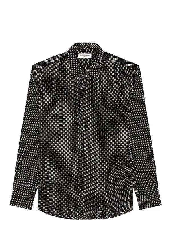 Saint Laurent Shirt In Black - Noir