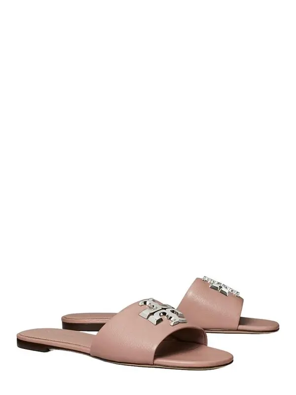 Tory Burch Eleanor Slide - Light Mauve/silver