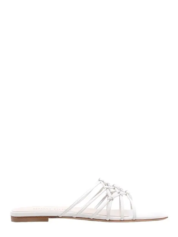 Fabiana Filippi Knotted Strap Sandals - White