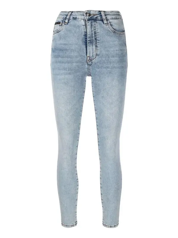 Philipp Plein Hexagon Skinny Jeans - Blue