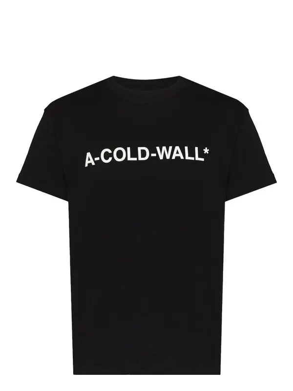 A-COLD-WALL* Logo-print Cotton T-shirt - Black