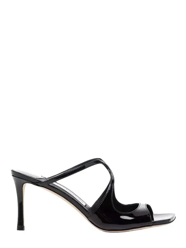 JIMMY CHOO 75mm Anise Sandals - Black