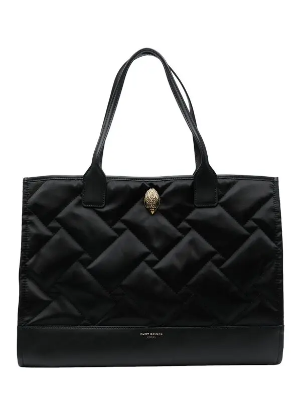 Kurt Geiger Recycled Sq Shopper Tote Bag - Black