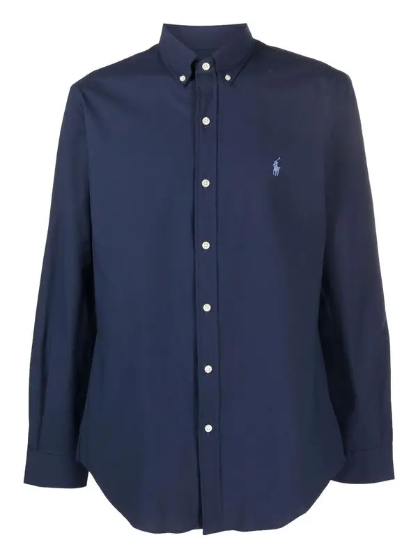 Polo Ralph Lauren Embroidered Polo-pony Shirt - Blue