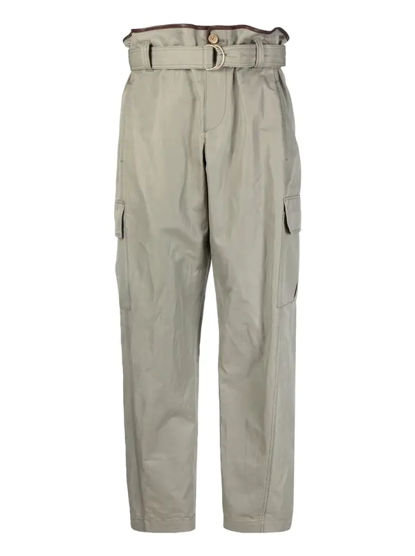 Brunello Cucinelli Paperbag-waist Trousers - Green