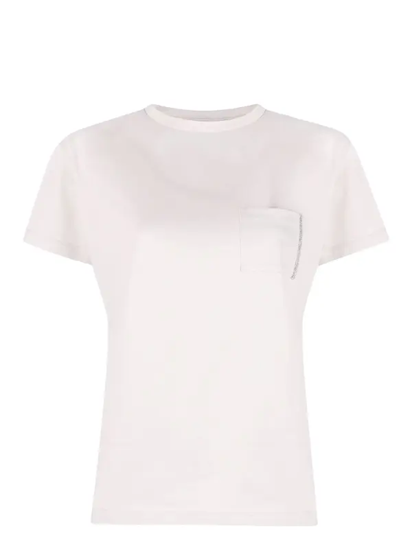 Fabiana Filippi Round-neck T-shirt - Grey
