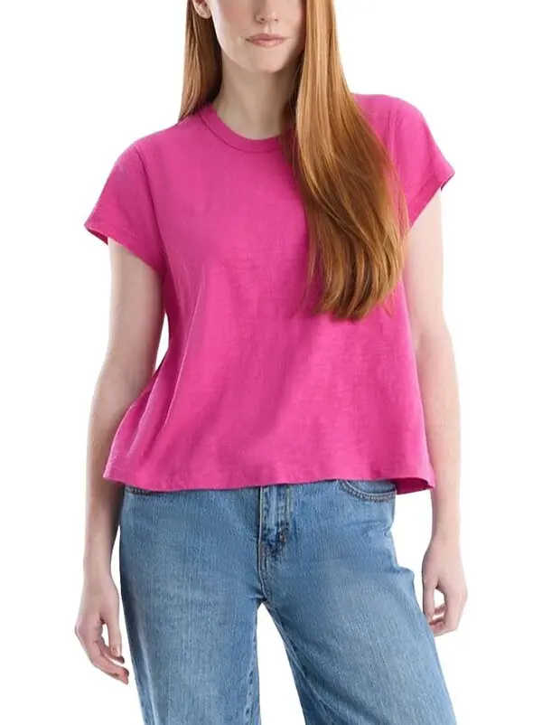 WILT CLOTHING Shrunken Crewneck T-shirt - Rose Violet