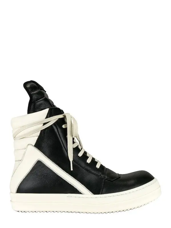 Rick Owens Geobasket - Black & Milk
