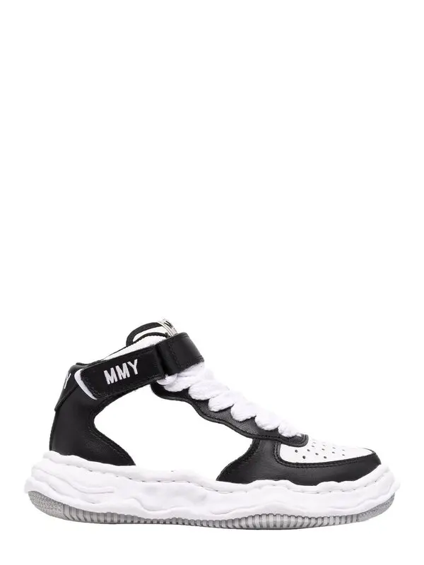 Mihara Yasuhiro Embroidered Logo Hi-top Sneakers - White