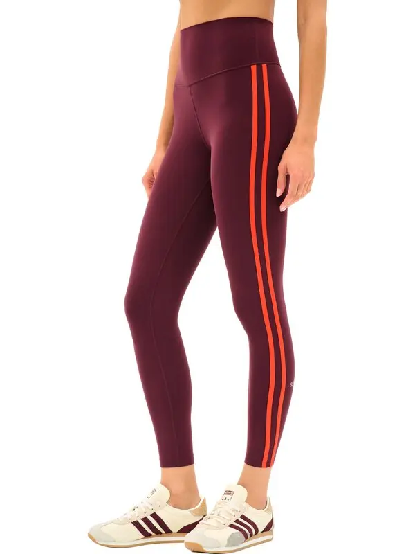 Splits59 Ella High Waist Airweight 7/8 Leggings - Dark Cherry/valencia