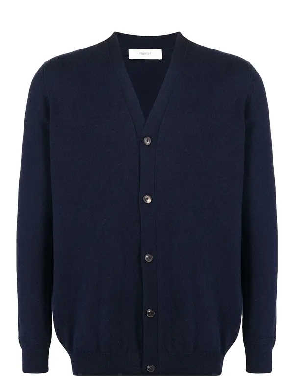 Pringle Of Scotland Button-down Cashmere Cardigan - Blue