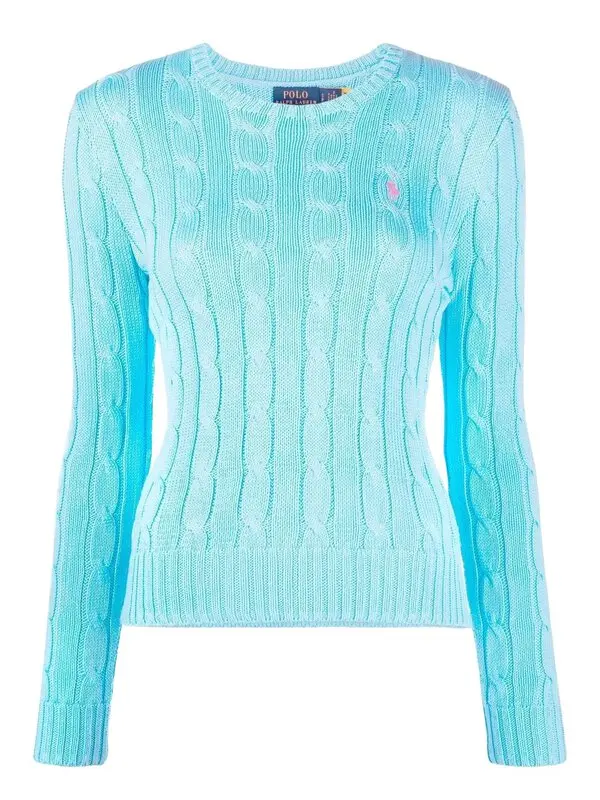 Polo Ralph Lauren Cable Knit Jumper - Blue