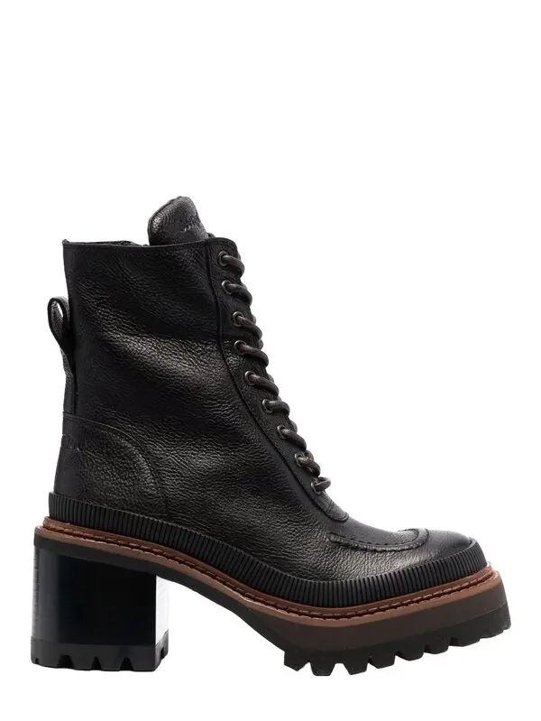 See By Chloé Mahalia Lace-up Ankle Boots - Black