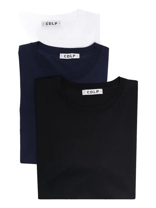CDLP Three-pack Crew-neck T-shirt - Black