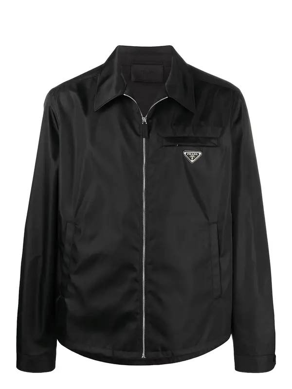Prada Re-nylon Blouson Jacket - Black