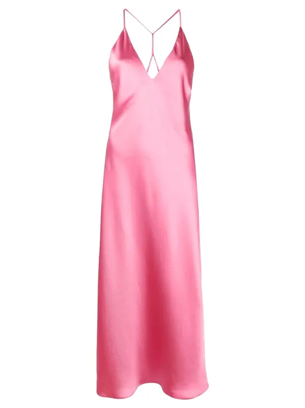 BLANCA VITA V-neck Dress - Pink