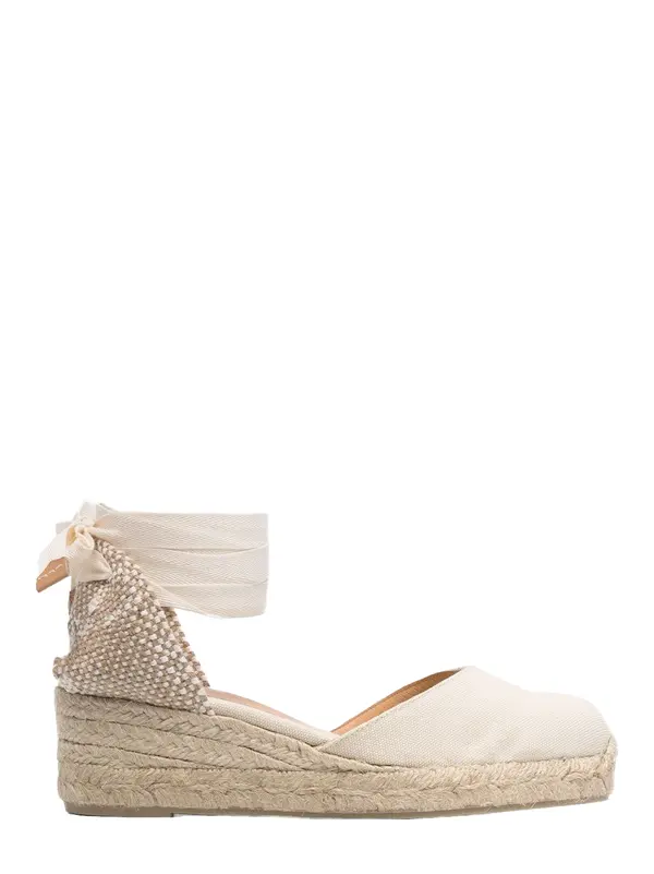 CastaÑer 50mm Carina Espadrilles - Neutrals
