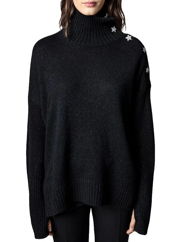 Zadig&Voltaire Star Button Sweater - Noir