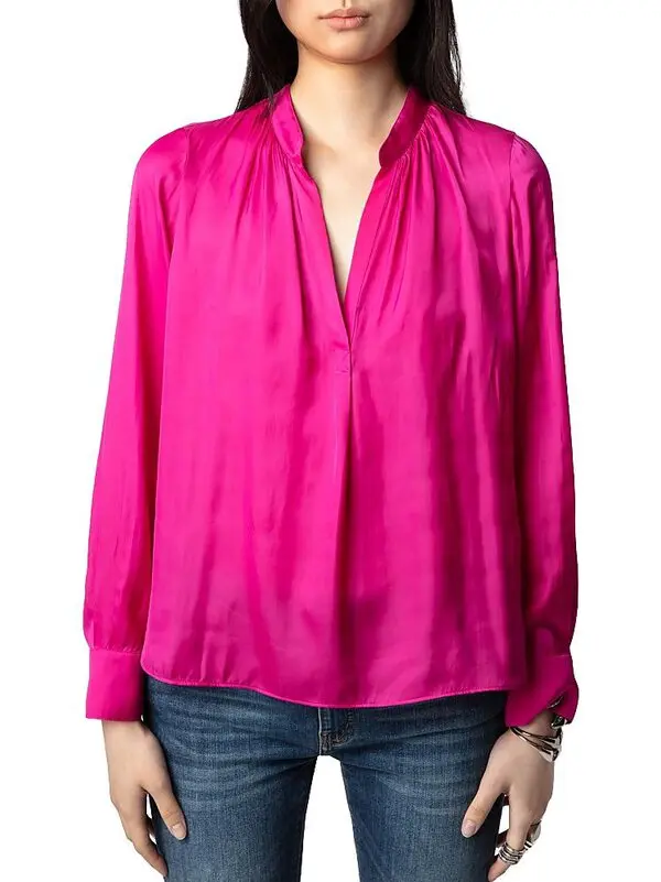 Zadig&Voltaire Tink Satin Blouse - Clematis