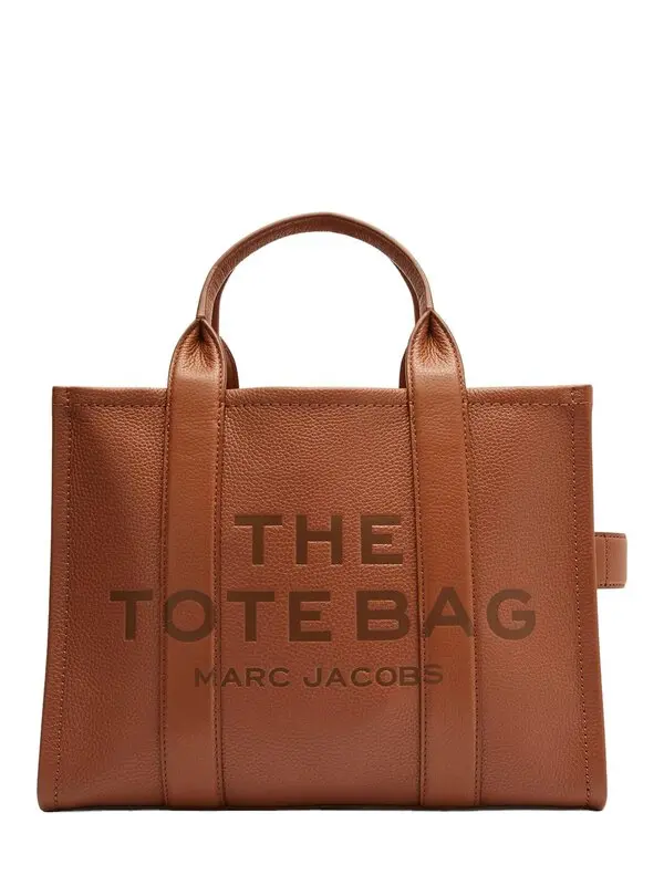 Marc Jacobs Leather Tote Bag - Argan Oil