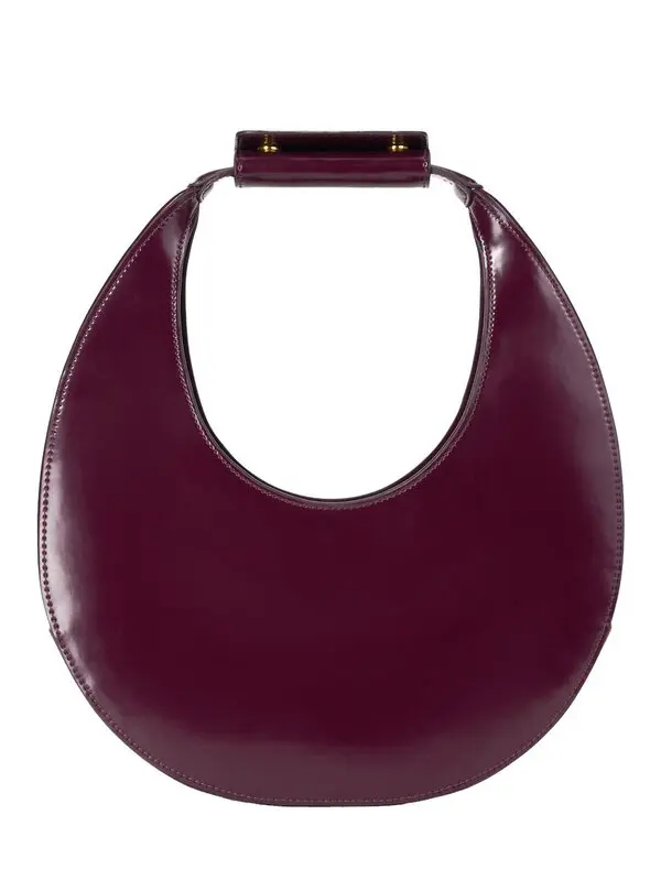Staud Leather Moon Bag - Syrah