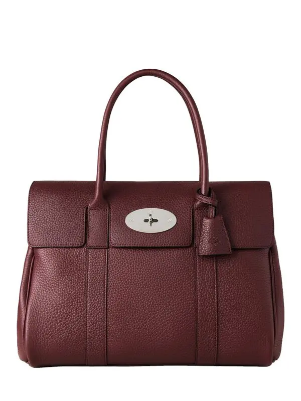Mulberry Bayswater Leather Satchel - Black Cherry