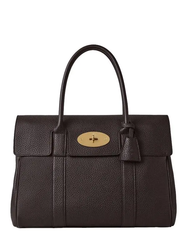 Mulberry Bayswater Leather Satchel - Ebony