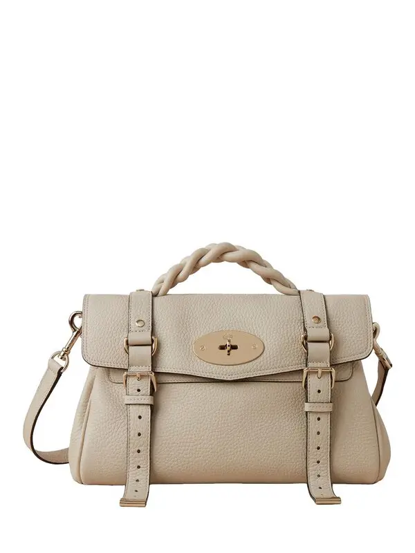 Mulberry Alexa Leather Satchel - Chalk