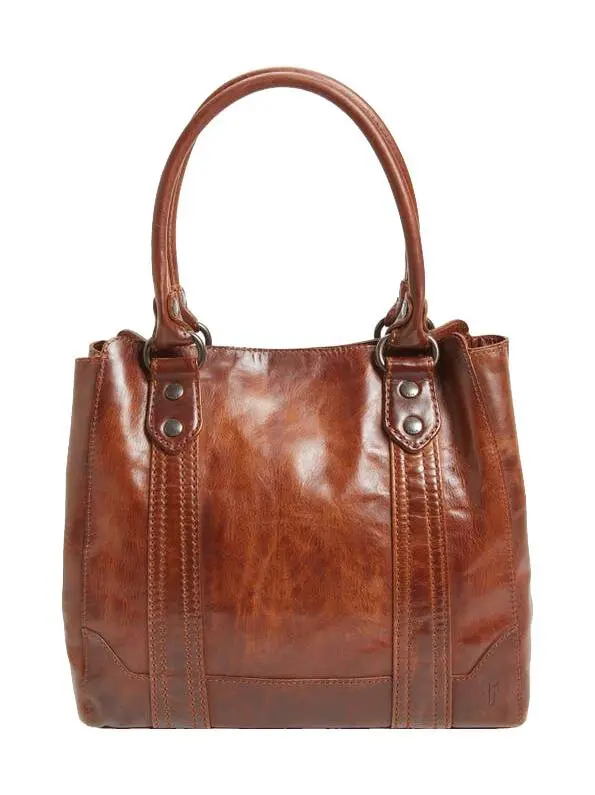 THE FRYE COMPANY Melissa Leather Tote - Cognac