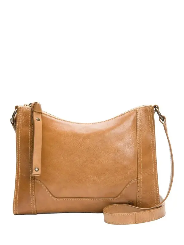 Frye Melissa Leather Crossbody Bag - Beige