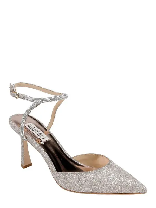 Badgley Mischka Kamilah Ankle Strap Pump - Champagne