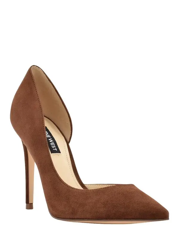 Nine West Folowe D'orsay Pumps - Medium Brown