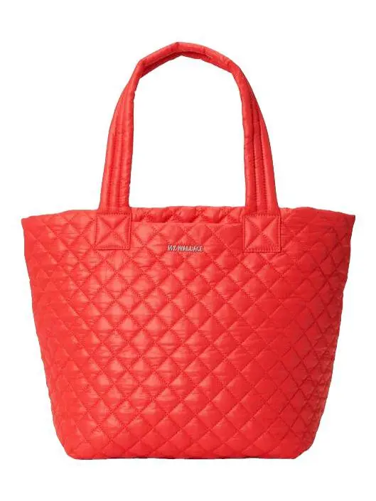 Mz Wallace Medium Metro Deluxe Tote - Bright Cherry