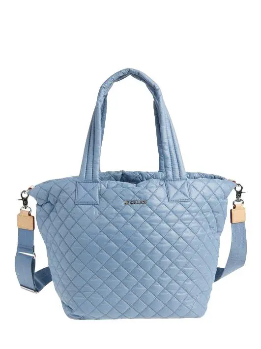 Mz Wallace Medium Metro Deluxe Tote - Stone Blue
