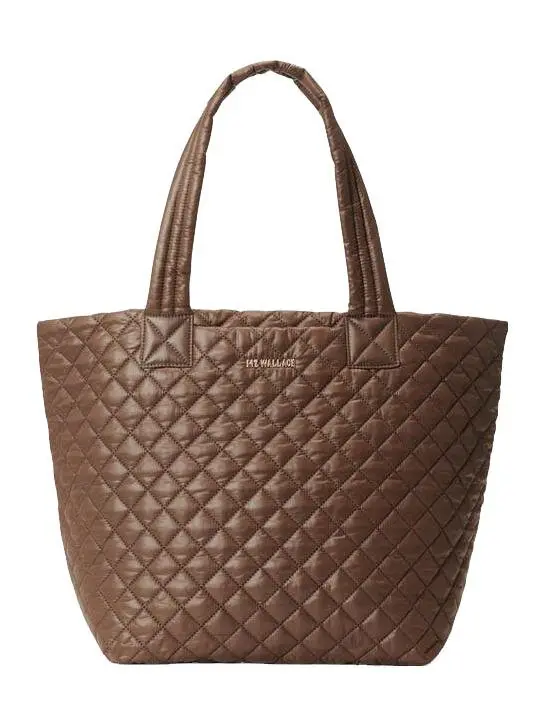 Mz Wallace Medium Metro Deluxe Tote - Walnut