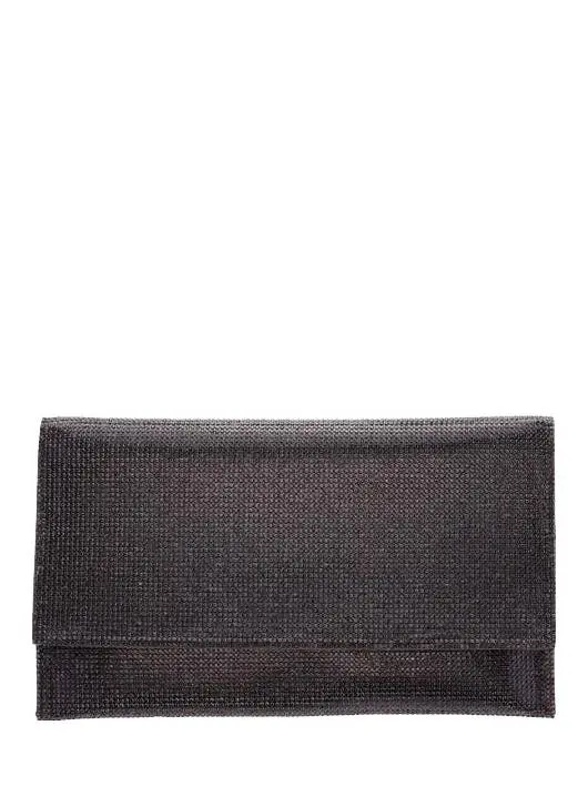 Nina Crystal Clutch - Chocolate