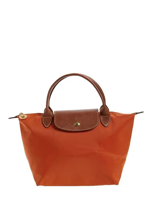 Longchamp Le Pliage Original Top Handle Bag - Brick