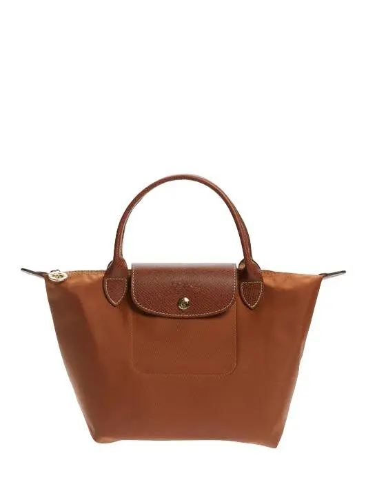 Longchamp Le Pliage Original Top Handle Bag - Cognac