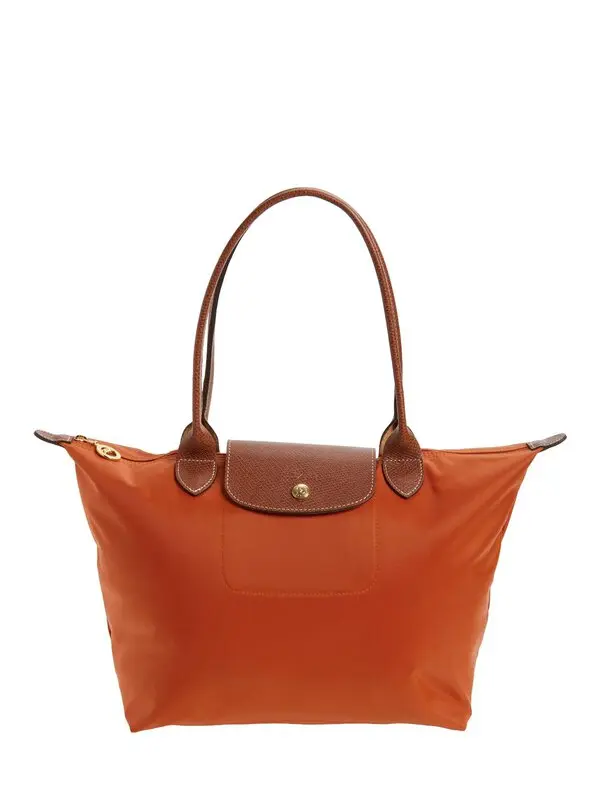Longchamp Medium Le Pliage Shoulder Tote - Brick