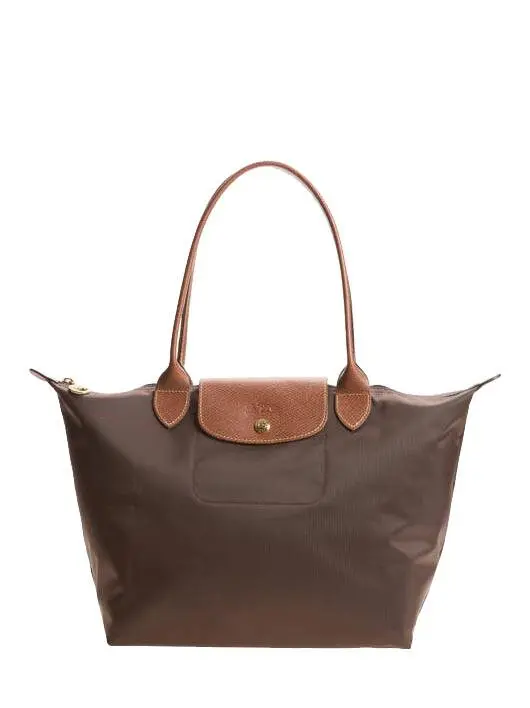 Longchamp Medium Le Pliage Shoulder Tote - Mocha