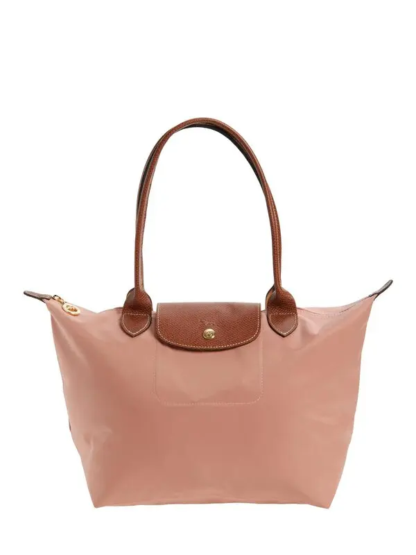 Longchamp Medium Le Pliage Shoulder Tote - Pink Tea
