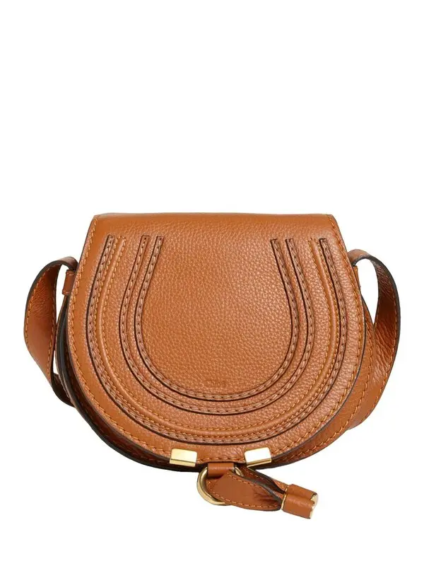 Chloé Small Marcie Crossbody Bag - Tan Gold Hrdwre