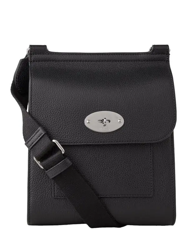 Mulberry Small Antony Leather Crossbody Bag - Black-silver Toned