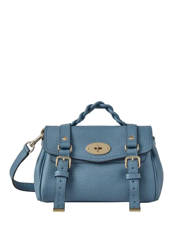Mulberry Mini Alexa Leather Satchel - Brighton Blue