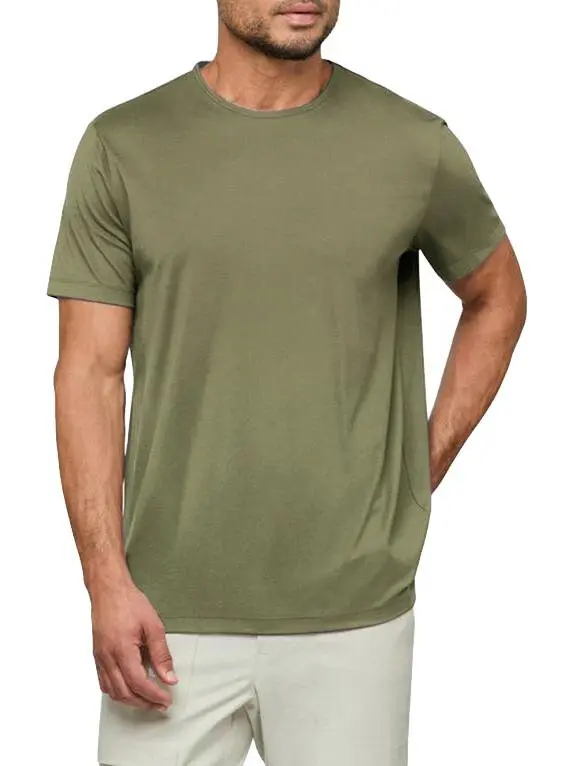CUTS Ao Split Hem T-shirt - Capers