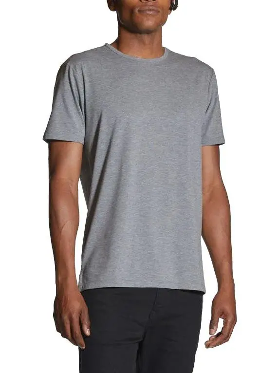 CUTS Ao Split Hem T-shirt - Heather Grey
