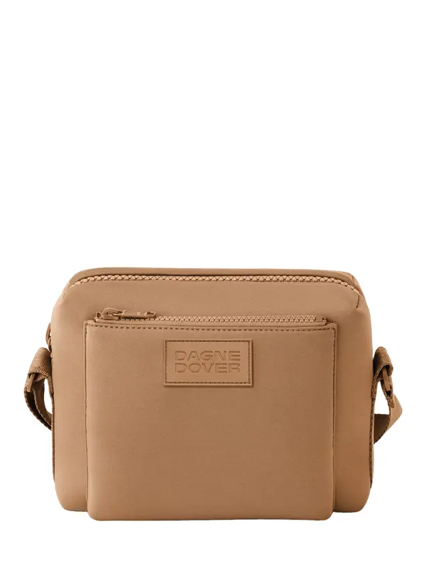 Dagne Dover Micah Neoprene Crossbody Bag - Camel