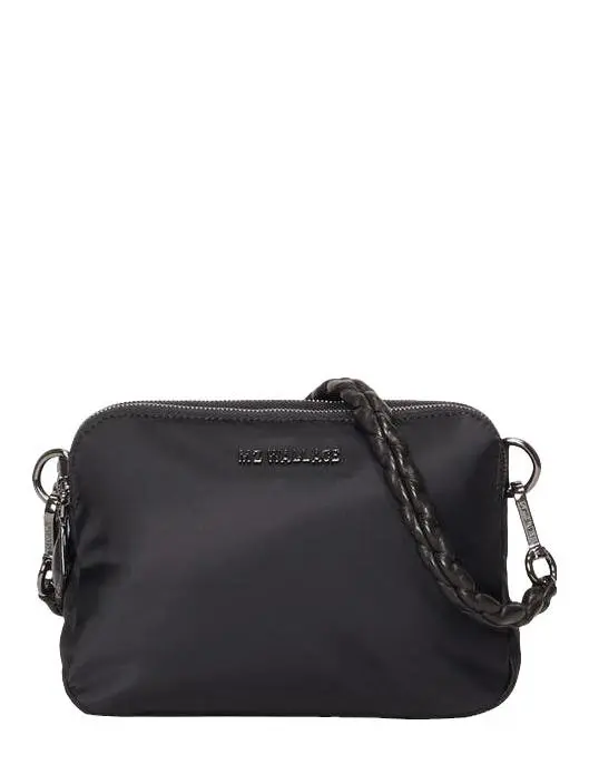 Mz Wallace Small Bowery Nylon Crossbody Bag - Black