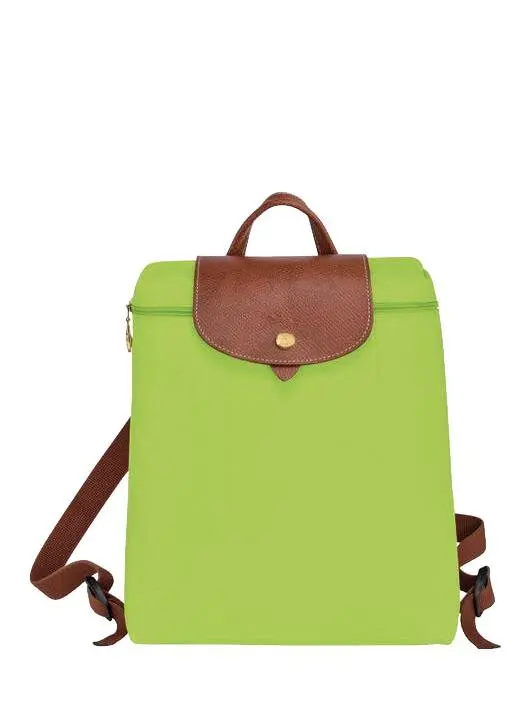 Longchamp Le Pliage Nylon Canvas Backpack - Green